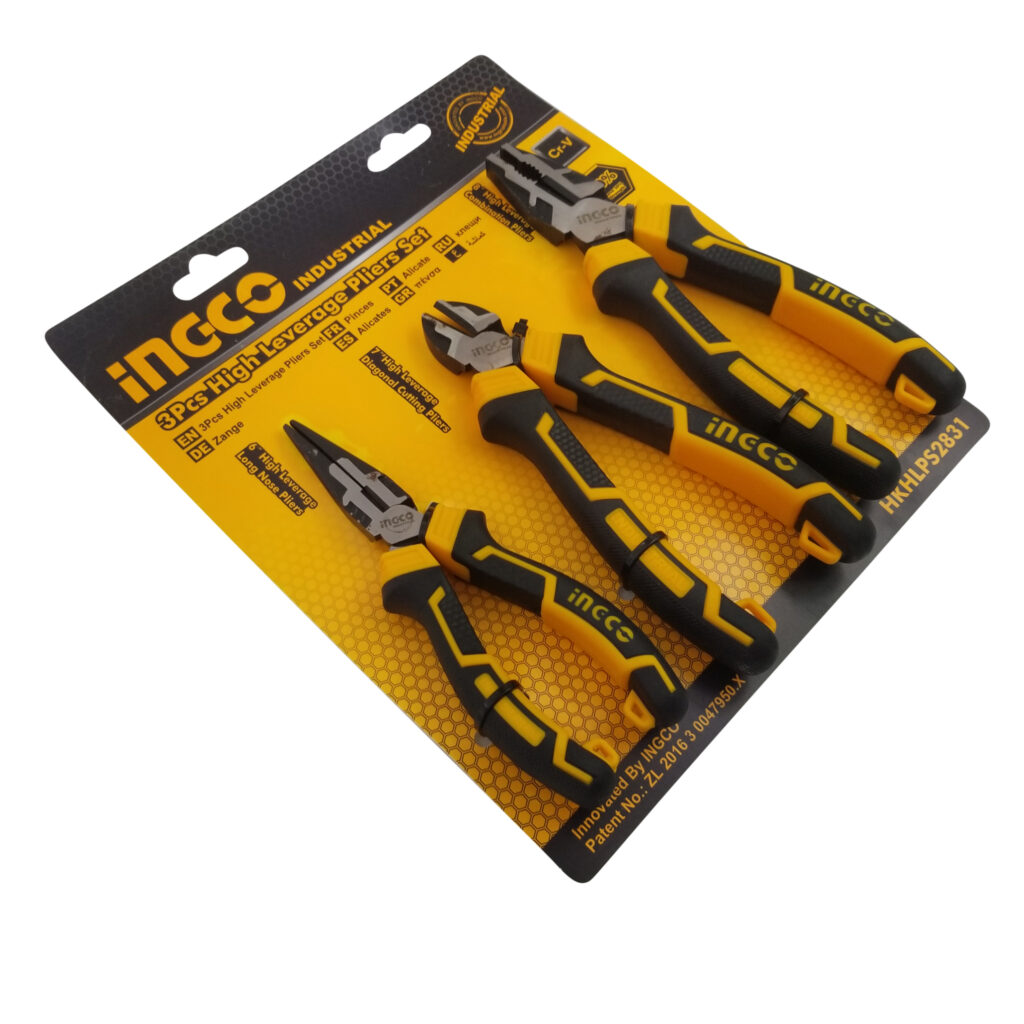 INGCO 3 Piece High Leverage Pliers Set - INGCO Tools St Lucia ...