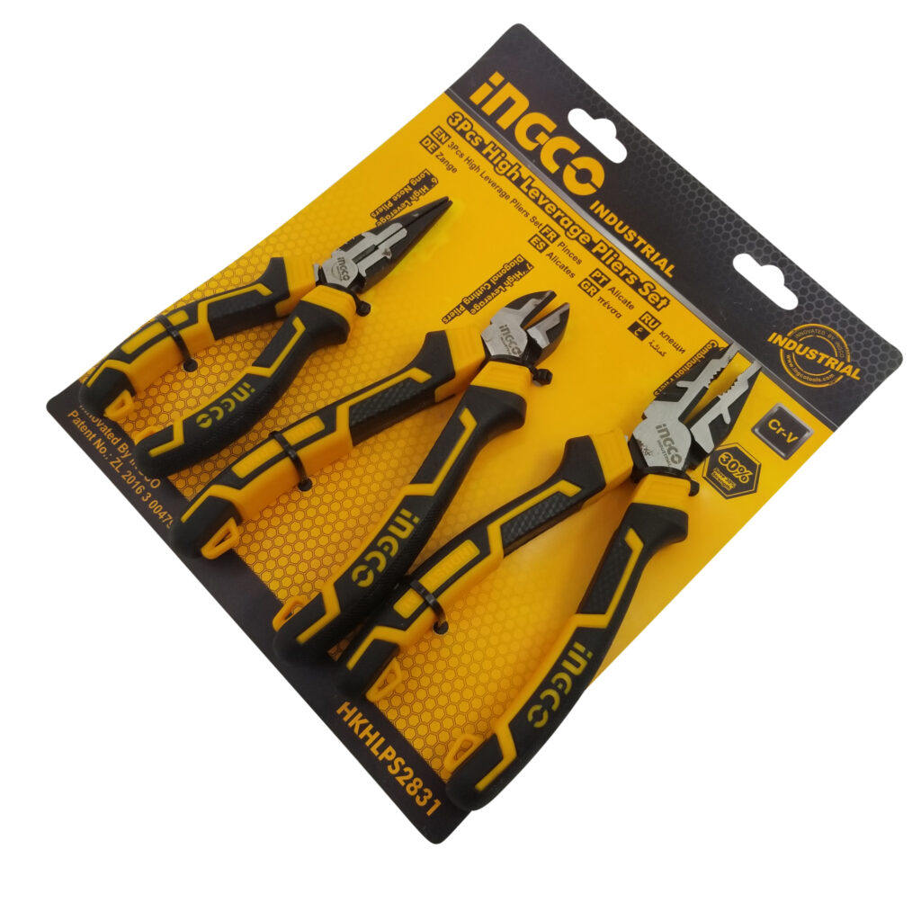INGCO 3 Piece High Leverage Pliers Set - INGCO Tools St Lucia ...